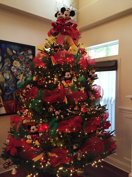 Celebrate the Holidays with a Disney Themed Christmas Trees