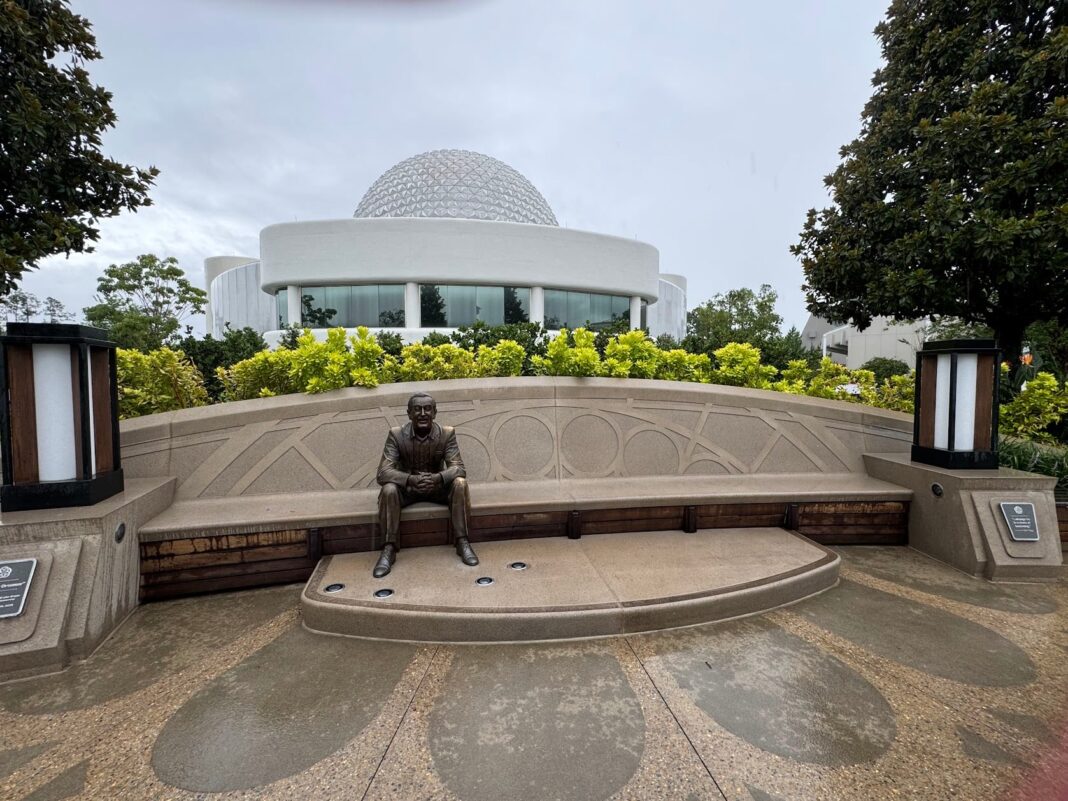 Look Inside and Outside of New Communicore Hall Plaza at Epcot!