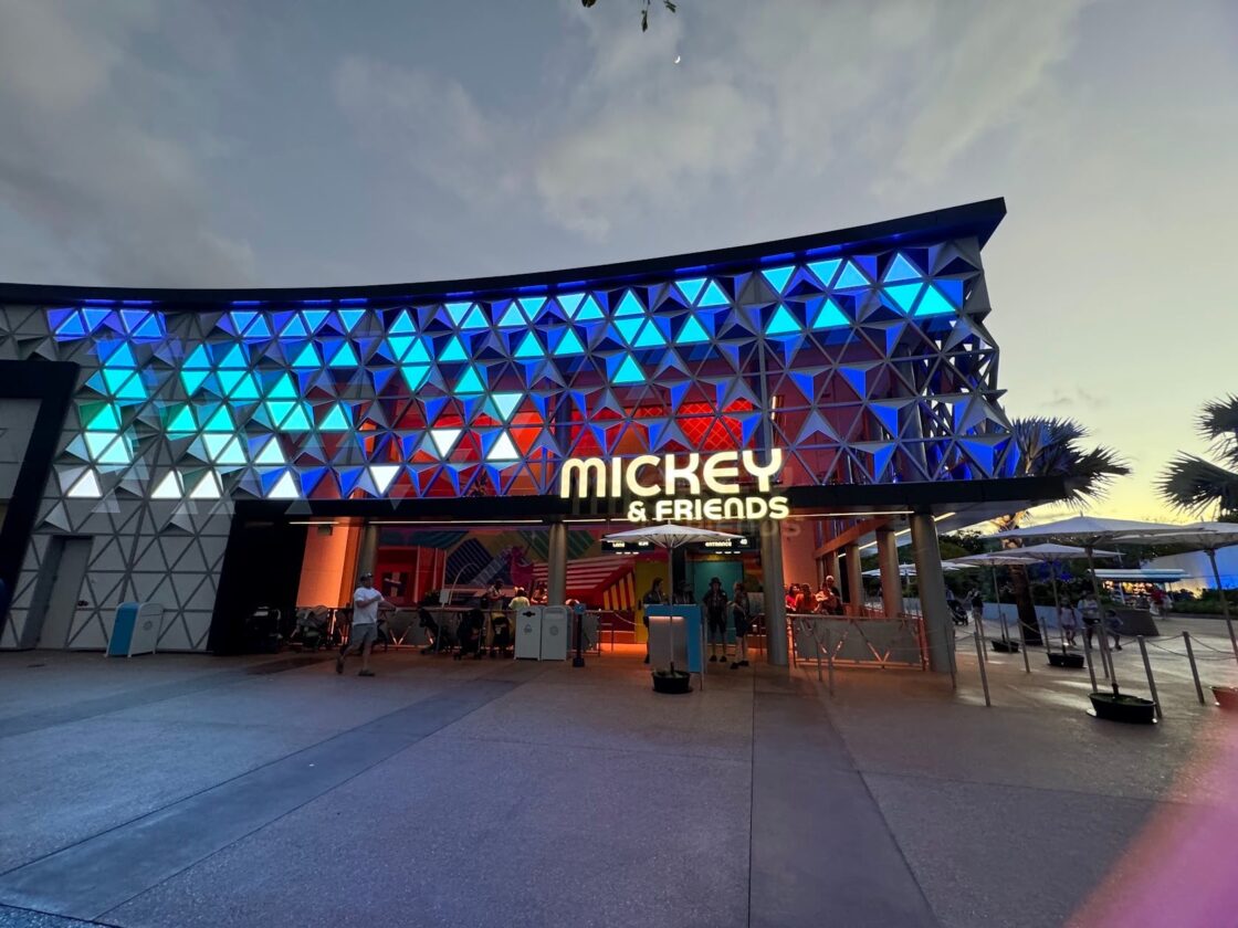 Look Inside and Outside of New Communicore Hall Plaza at Epcot!